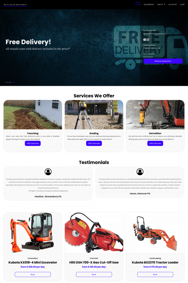 VEVS Equipment Rental Software & Website | all-in-one solution